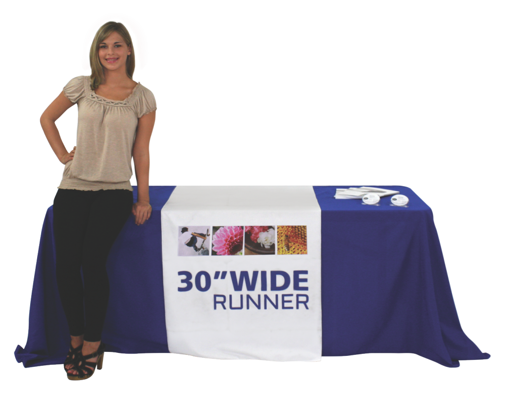 30″ Table Runner - Alaska Litho